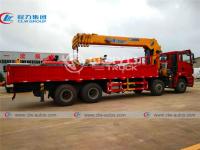 China Shacman 8x4 12 Wheeler Truck Mounted Telescopic Crane 14000kg Lifting Capacity XCMG for sale