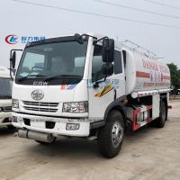 China FAW 4x2 8000L Fuel Oil Delivery Tanker Truck LHD RHD Euro 2 Diesel for sale
