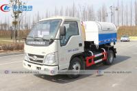 China 4 CBM Dongfeng Hydraulic Hook Lift Garbage Truck 102HP Diesel Euro 6 for sale