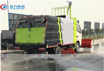 China Dongfeng 4x2 5cbm Road Sweeper Truck Dust Collection Waste Cleaning Vehicle for sale