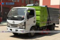 China Dongfeng 4x2 5cbm Road Sweeper Truck Dust Collection Waste Cleaning Vehicle for sale