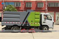 China Dongfeng 4x2 5cbm Road Sweeper Truck Dust Collection Waste Cleaning Vehicle for sale