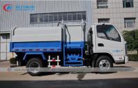 China CHENGLI 4X2 103HP 6 Wheeler Side Loader Garbage Removal Truck 4 CBM for sale