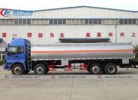 China 8x4 32m3 22ton Carbon Steel Fuel Transport Truck 12 Wheels Diesel Tanker Trailer for sale