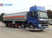 China 8x4 32m3 22ton Carbon Steel Fuel Transport Truck 12 Wheels Diesel Tanker Trailer for sale