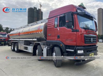 China 8x4 12 Wheels 25m3 Carbon Steel Diesel Fuel Transport Tanker Truck 32000kg GVW for sale