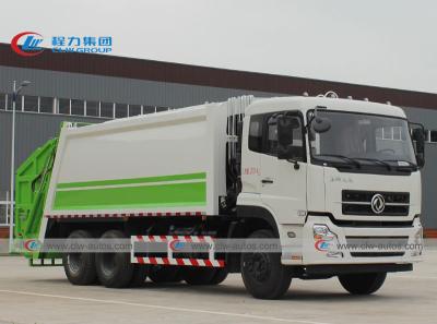 China Dongfeng 6x4 18cbm Compressed Garbage Truck for Sanitation Trash Collection for sale