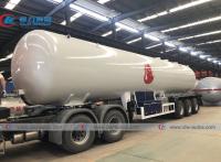 China LPG Semi Trailer 59.52m3 25mt Liquid Propane Transportation Tanker Delivery Trailer for sale