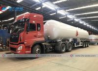 China LPG Semi Trailer 59.52m3 25mt Liquid Propane Transportation Tanker Delivery Trailer for sale