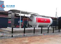 China 2.5 Ton 5000 Liter LPG Gas Storage Tanker with Cylinder Filling Scales for sale