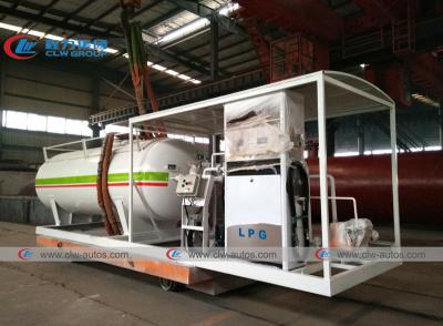 China NNPC 5MT 10000L LPG Gas Storage Tanker with Cylinder Filling Dispenser for sale