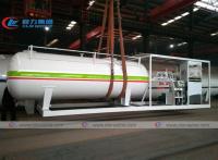 China NNPC 5MT 10000L LPG Gas Storage Tanker with Cylinder Filling Dispenser for sale