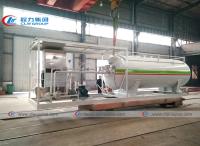 China NNPC 5MT 10000L LPG Gas Storage Tanker with Cylinder Filling Dispenser for sale