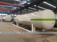 China 20cbm 20000L LPG Skid Station 8-10T Capacity with Flow Meter Cylinder Filling Scales for sale