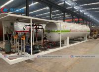 China 20cbm 20000L LPG Skid Station 8-10T Capacity with Flow Meter Cylinder Filling Scales for sale