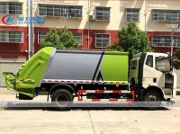 China FAW 4x2 14m3 Rear Loader Compressed Garbage Truck 170hp Cummins Diesel for sale