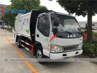 China JAC 6cbm Compressed Waste Collection Garbage Truck 120HP Euro IV Rear Loading Refuse Truck for sale