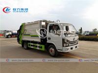 China Dongfeng 6cbm Waste Collection Truck Garbage Compressed Truck 120HP Euro IV Sanitation Vehicle for sale