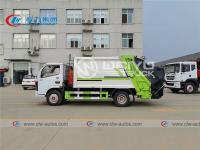 China Dongfeng 6cbm Waste Collection Truck Garbage Compressed Truck 120HP Euro IV Sanitation Vehicle for sale