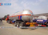 China 57.1m3 LPG Transport Tanker Semi Trailer 57100 Liters Propane Tanker 3 Axles for sale