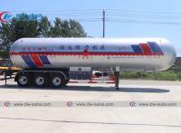 China 61.9cbm 25T Q345R LPG Tanker Semi Trailer for Propane Transport for sale