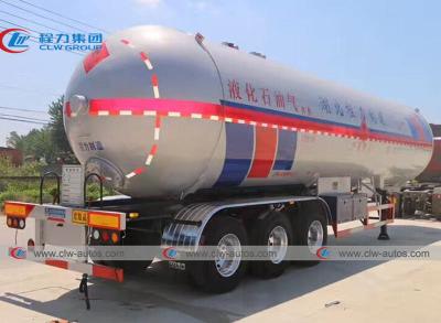 China 61.9cbm 25T Q345R LPG Tanker Semi Trailer for Propane Transport for sale