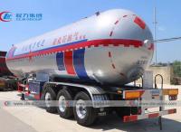 China 61.9cbm 25T Q345R LPG Tanker Semi Trailer for Propane Transport for sale
