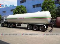 China 56m3 LPG Tanker Semi Trailer 56000 Liters LP Gas Transport Tank Semi Trailer for sale