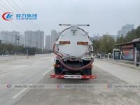 China CHENGLI 4x2 Dongfeng Vacuum Fecal Suction Truck 10cbm Tank Euro IV Cummins for sale