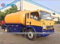 China HOWO 8 Ton LPG Bobtail Truck 4x2 Propane Tanker 12cbm 4788kg Capacity for sale