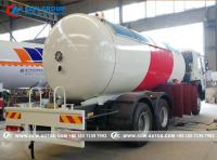 China 336HP HOWO 6X4 LPG Bobtail Truck 24cbm 12000kg Gas Cylinder Tanker Filling Truck for sale