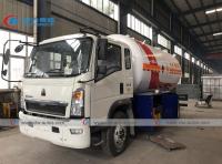 China Q345R LPG Bobtail Truck 5 Tons 8 Tons 10cbm Gas Tanker for Cylinder Refilling for sale