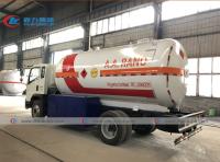 China Q345R LPG Bobtail Truck 5 Tons 8 Tons 10cbm Gas Tanker for Cylinder Refilling for sale