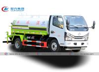 China Dongfeng 4x2 5m3 1500 Gallon Water Bowser Truck Road Sprinkler Truck for sale