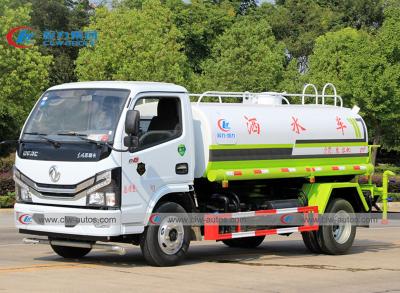 China Dongfeng 4x2 5m3 1500 Gallon Water Bowser Truck Road Sprinkler Truck for sale