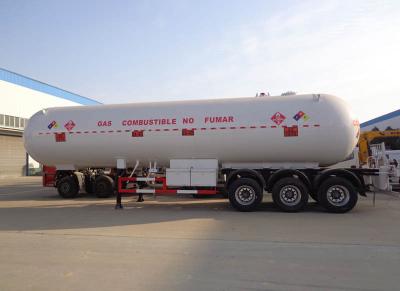 China 54m3 3 Axle LPG Tanker Semi Trailer Propane Transport 54000 Liters for sale