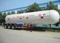 China 54m3 3 Axle LPG Tanker Semi Trailer Propane Transport 54000 Liters for sale