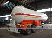 China 2 Axle 40.5m³ 20MT LPG Tank Semi-Trailer for Liquefied Gas Transport with 1.77MPa Design Pressure for sale