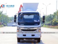 China 6 CBM Side Loader Garbage Truck 6000 Liters 3 Ton Capacity with Bucket Lifting System for sale