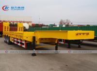 China Heavy Duty 3 Axle Lowboy Lowbed Semi Trailer 60 Ton 80 Ton for Excavator Transport for sale