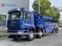 China SHACMAN F3000 8x4 RHD 420HP Rotator Tow Truck 30 Tons Recovery Wrecker for sale