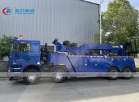 China SHACMAN F3000 8x4 RHD 420HP Rotator Tow Truck 30 Tons Recovery Wrecker for sale