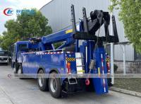 China SHACMAN F3000 8x4 RHD 420HP Rotator Tow Truck 30 Tons Recovery Wrecker for sale