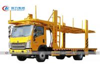 China Sinotruk HOWO 4x2 LHD Car Hauler Truck 3-4 Units SUV Carrier 12000kg GVW for sale