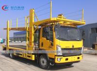 China Sinotruk HOWO 4x2 LHD Car Hauler Truck 3-4 Units SUV Carrier 12000kg GVW for sale