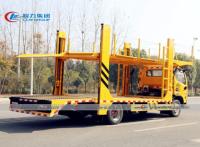 China Sinotruk HOWO 4x2 LHD Car Hauler Truck 3-4 Units SUV Carrier 12000kg GVW for sale