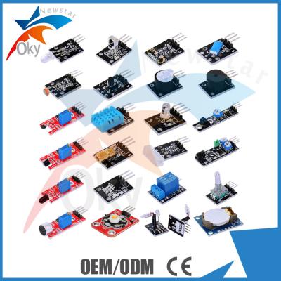 China Electronic Kit 24 Entry Level Sensor DIY Kit  With Uno R3 Development Board For DIY Lovers for sale