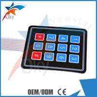 China 3 × 4 matrix keyboard Breadboard For Arduino membrane switch Extended Keyboard for sale