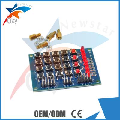 China 8 LED Indicator 4 4 Matrix Keypad Module 4 Independent Keyboard for sale