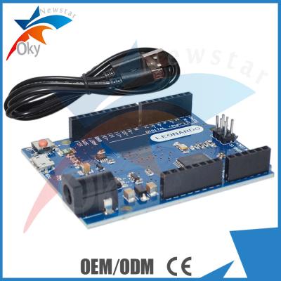 China USB 7 PWM Board For Arduino , 20 Digital Leonardo R3 Development Board for sale